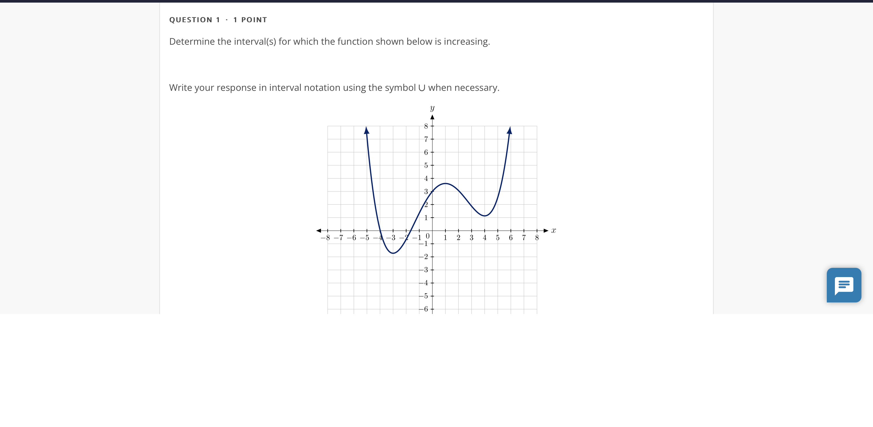 QUESTION 1 - 1 POINT Determine the | StudyX