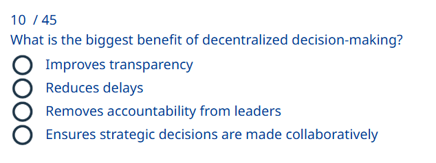 $10 / 45$ What is the biggest benefit of | StudyX