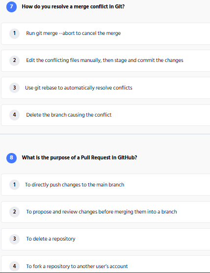 7. How do you resolve a merge conflict in | StudyX