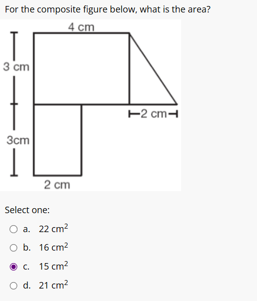 For the composite figure below, what is the | StudyX