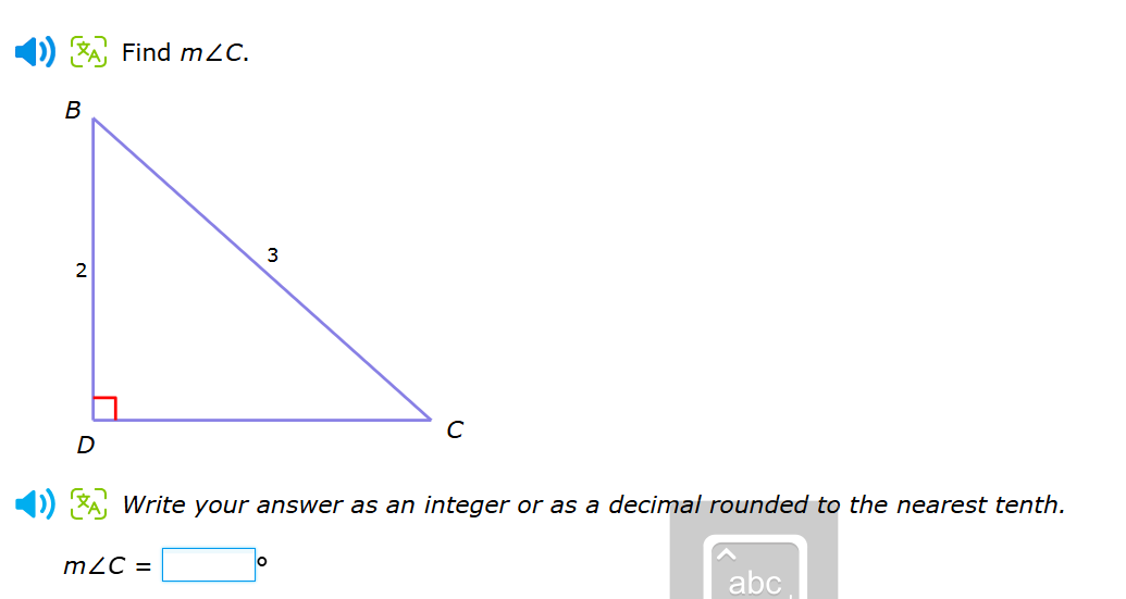 Find $m C$. Write your answer as an | StudyX