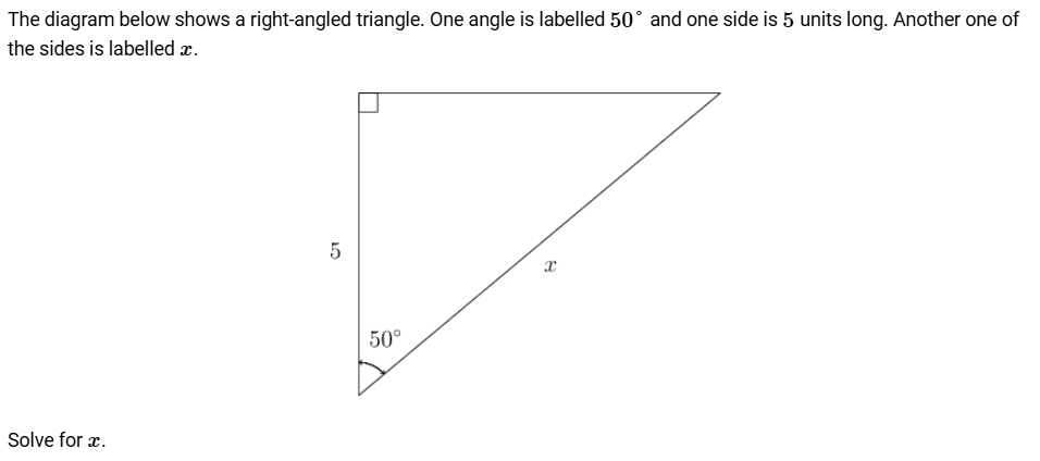 The diagram below shows a right-angled | StudyX