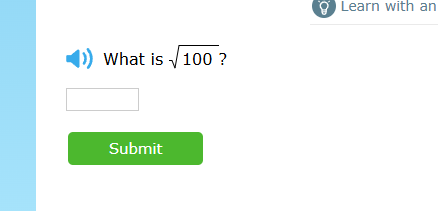 Learn with an What is $ {100}$ ? $ $ Submit | StudyX