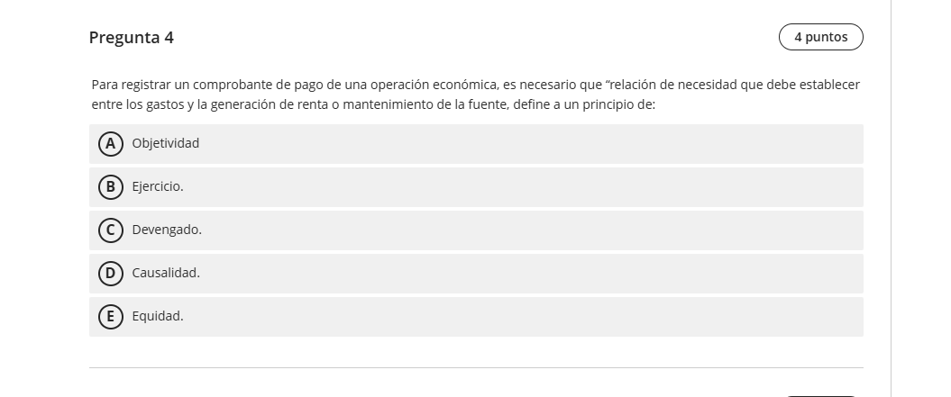 Pregunta 4 4 puntos Para registrar un | StudyX