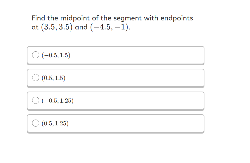 Find the midpoint of the segment with | StudyX