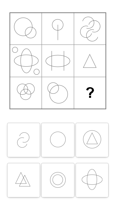 Which figure completes the pattern? | StudyX