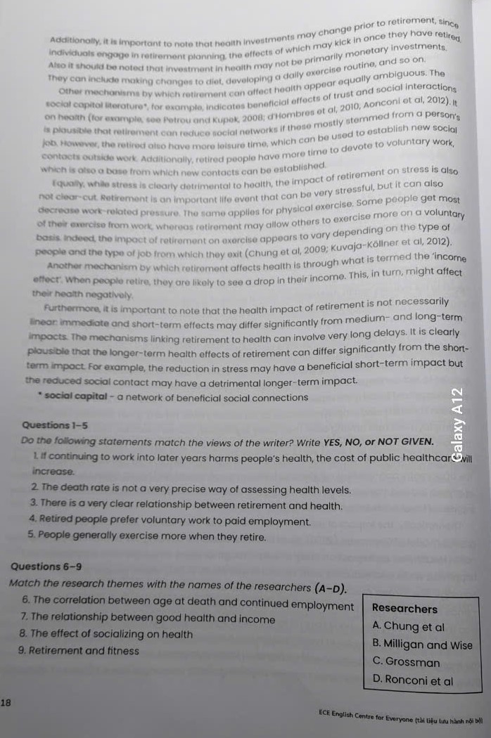 Questions 1-5 Do the following statements | StudyX