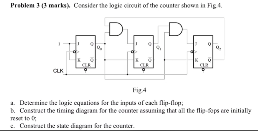 Problem 3 (3 marks). Consider the logic | StudyX