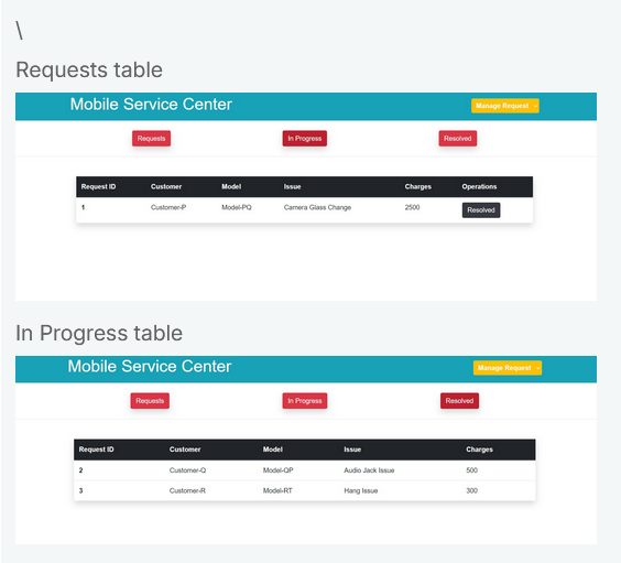 Design a web page for a mobile service | StudyX