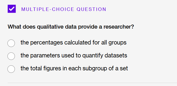 MULTIPLE-CHOICE QUESTION What does | StudyX