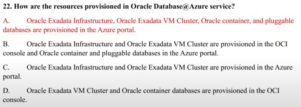 22. How are the resources provisioned in | StudyX