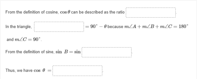 Consider right triangle $ABC$. From the | StudyX