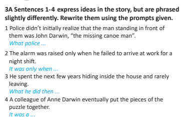 3A Sentences 1-4 express ideas in the story, | StudyX