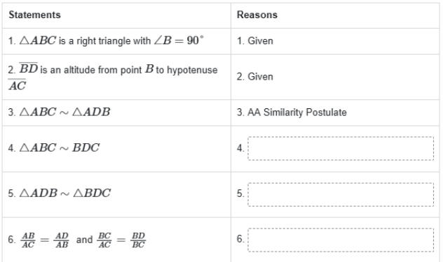 Given right triangle $ ABC$, $ {BD}$ is the | StudyX