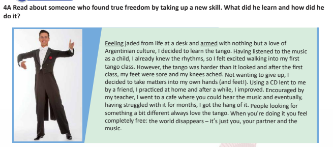 4A Read about someone who found true freedom | StudyX