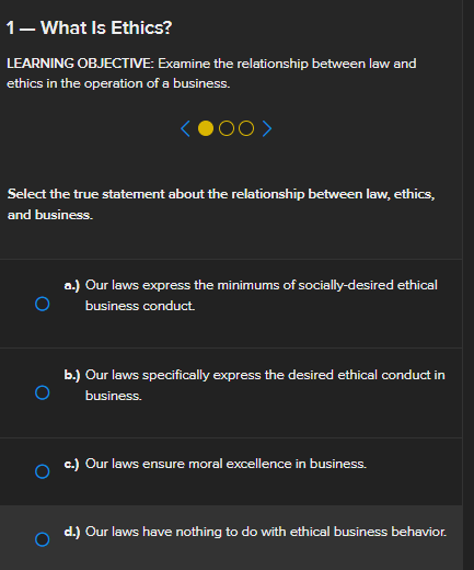 Select the true statement about the | StudyX