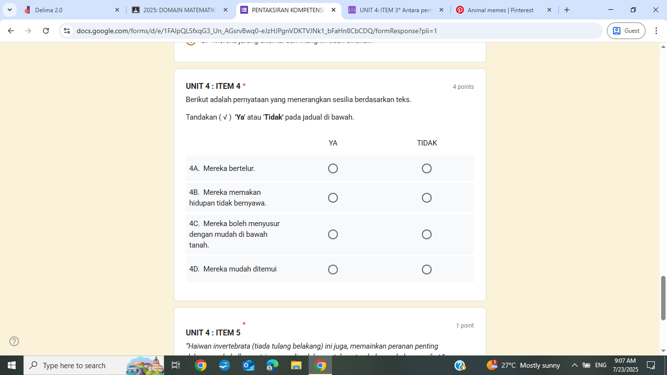 Berikut adalah pernyataan yang menerangkan | StudyX