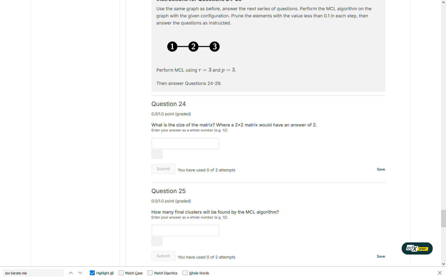 Question 24 0.0/1.0 point (graded) What is | StudyX