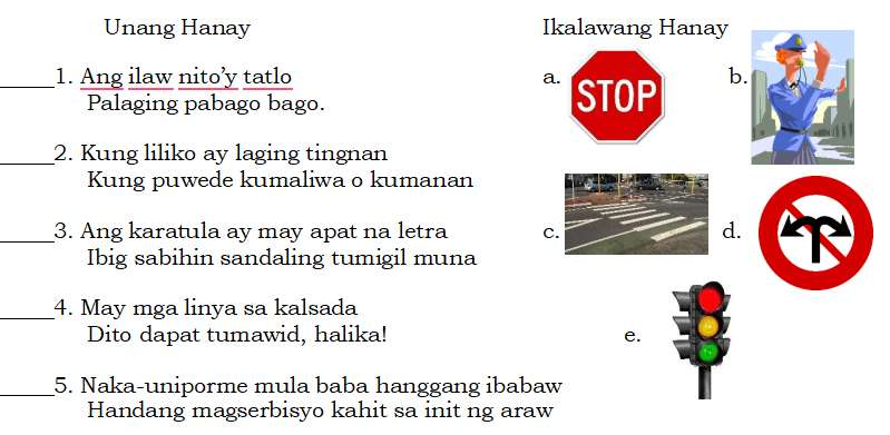 1. Ang ilaw nito'y tatlo Palaging pabago | StudyX