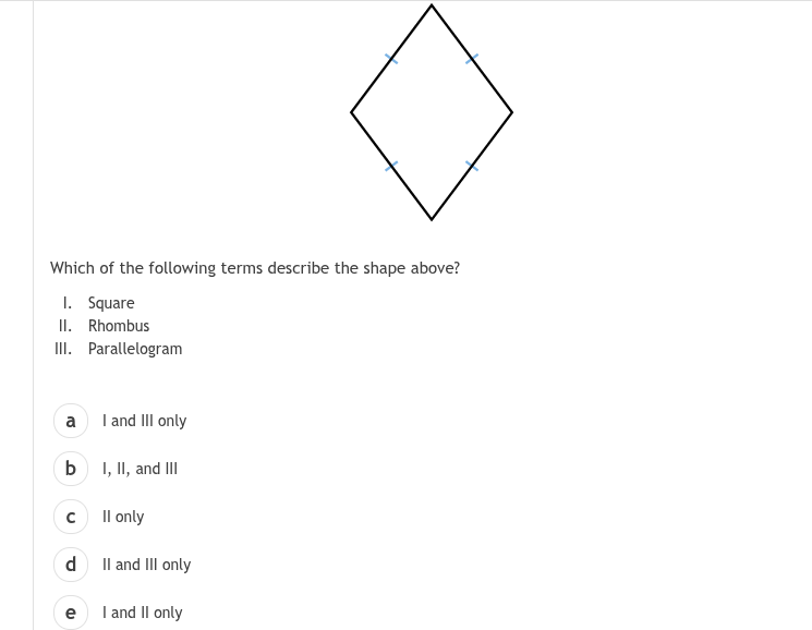 Which of the following terms describe the | StudyX