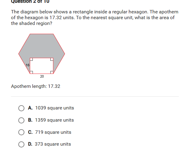 The diagram below shows a rectangle inside a | StudyX