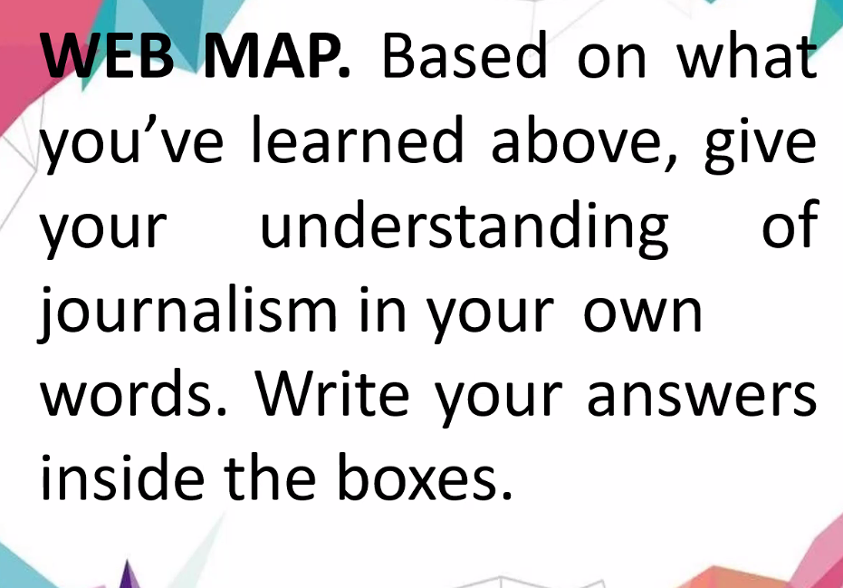 WEB MAP. Based on what you've learned above, | StudyX