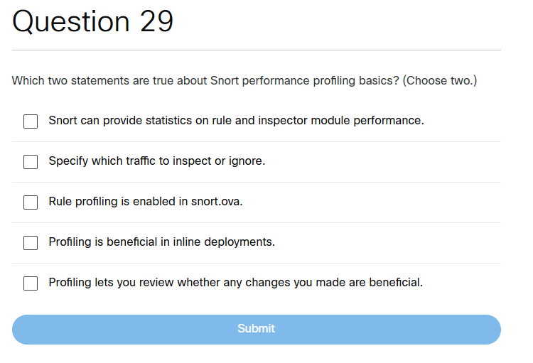 Question 29 Which two statements are true | StudyX