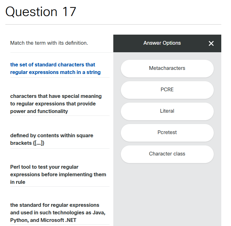 Match the term with its definition. the set | StudyX