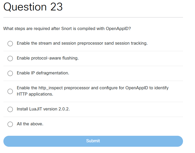 What steps are required after Snort is | StudyX
