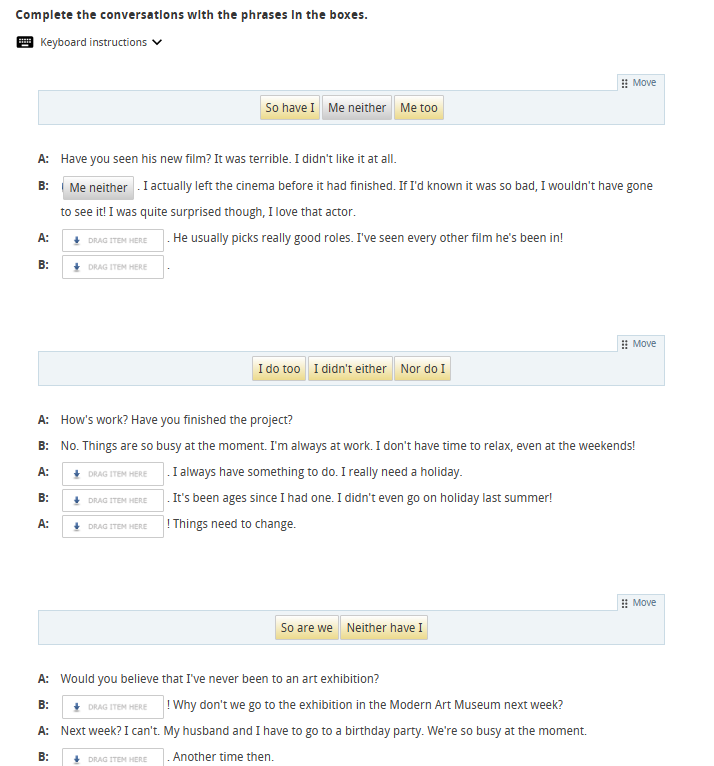 Complete the conversations with the phrases | StudyX