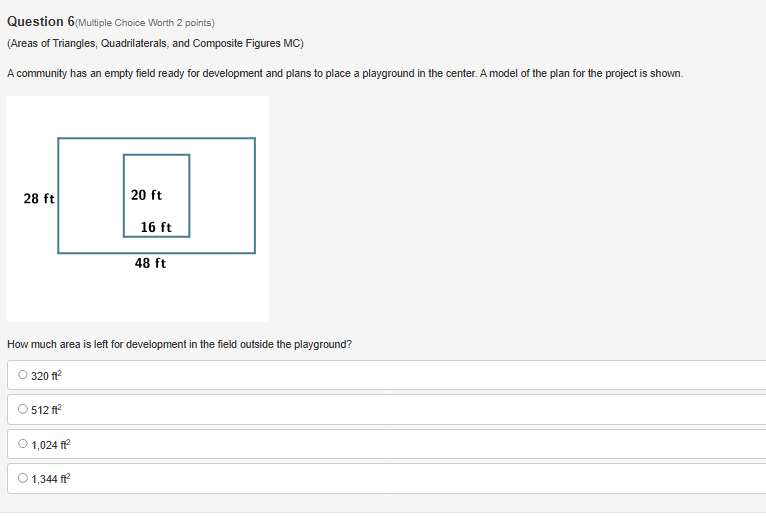 Question 6 (Multiple Choice Worth 2 points) | StudyX