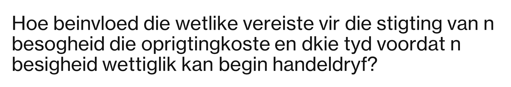 Hoe beinvloed die wetlike vereiste vir die | StudyX