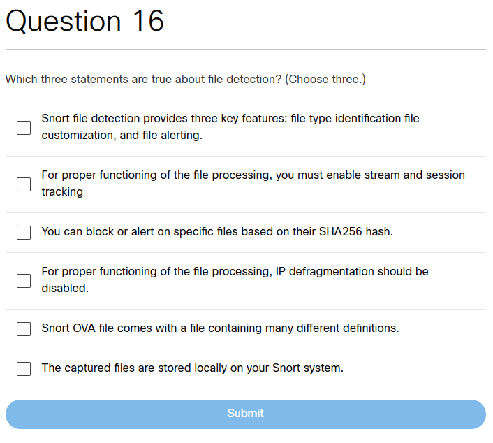 Question 16 Which three statements are true | StudyX