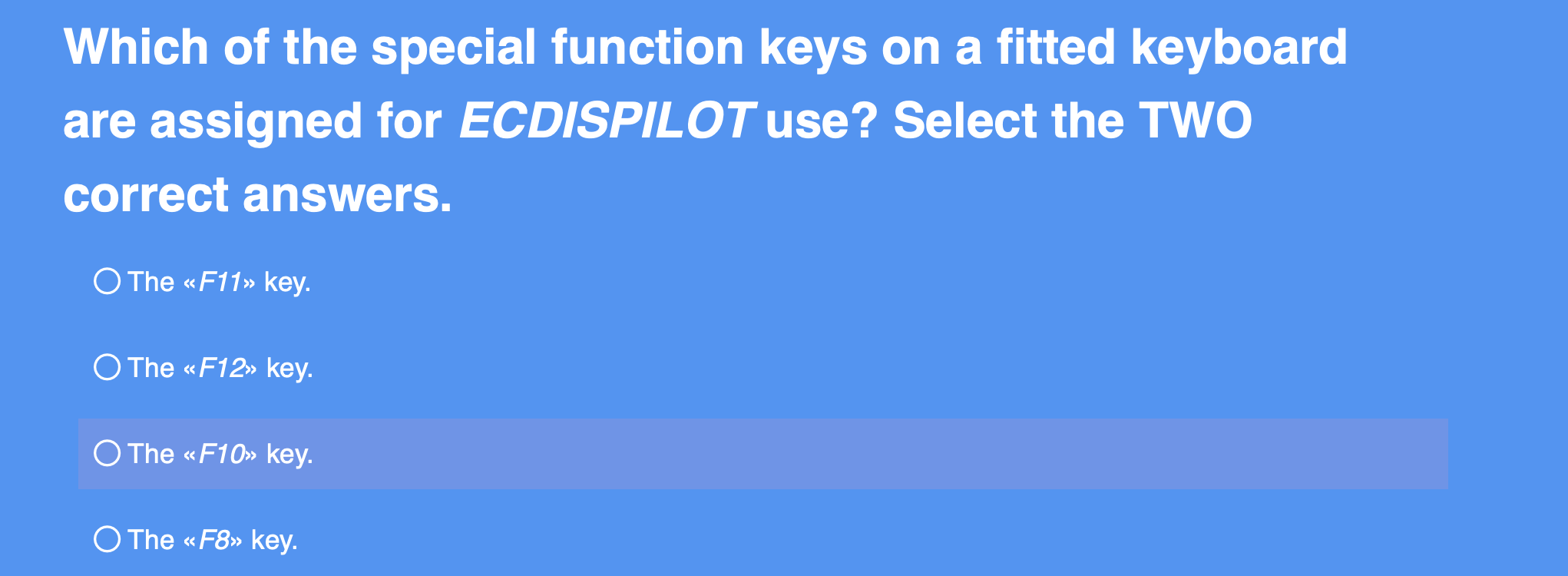Which of the special function keys on a | StudyX