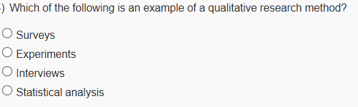 Which of the following is an example of | StudyX