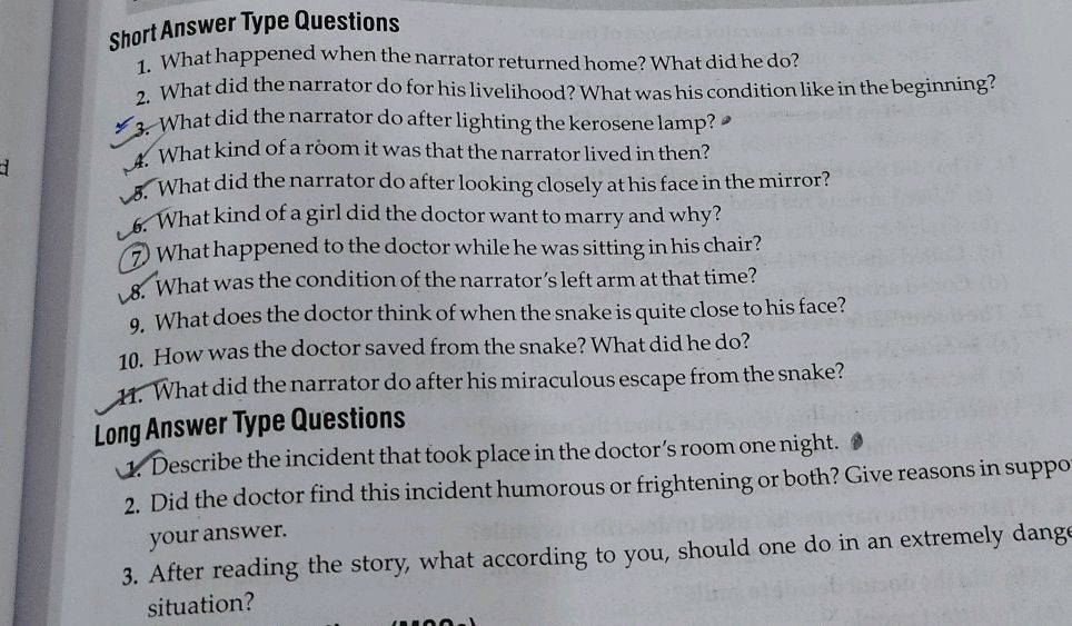 Short Answer Type Questions 1. What happened | StudyX