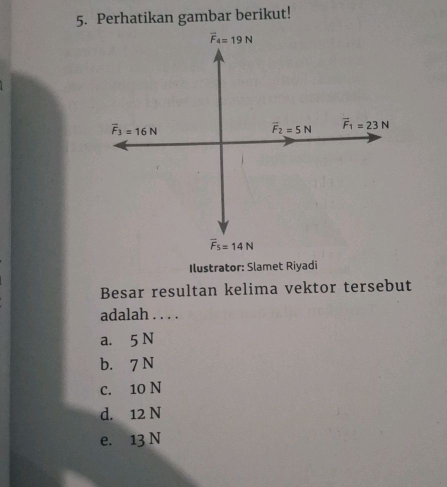 5. Perhatikan gambar berikut! $ {F_4} = 19 | StudyX