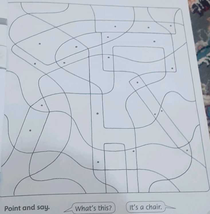 Point and say. What's this? It's a chair. | StudyX