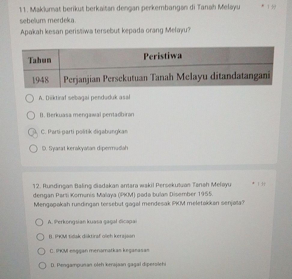 11. Maklumat berikut berkaitan dengan | StudyX