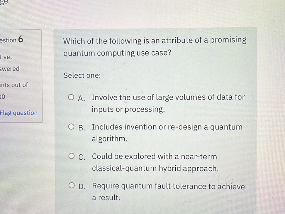 Which of the following is an attribute of a | StudyX