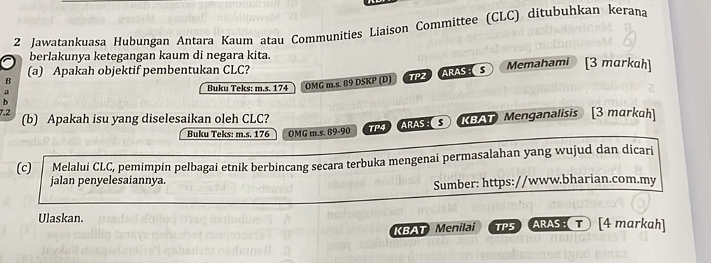 2 Jawatankuasa Hubungan Antara Kaum atau