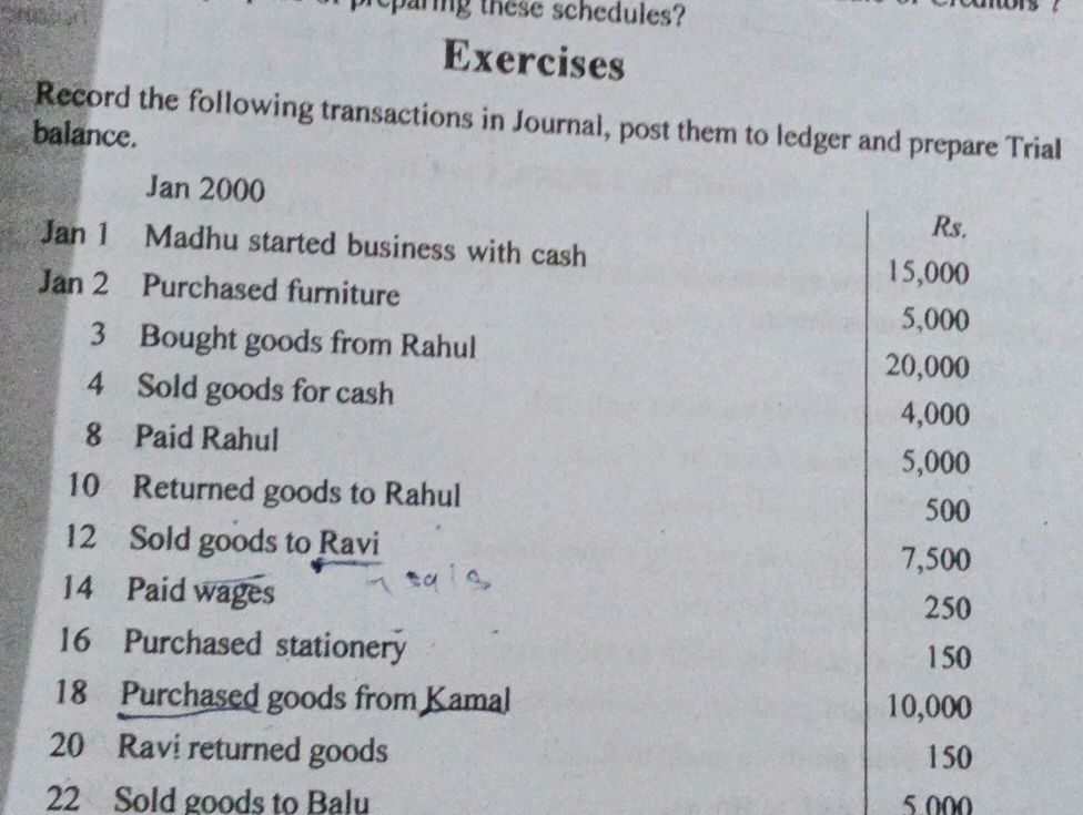 Record the following transactions in | StudyX
