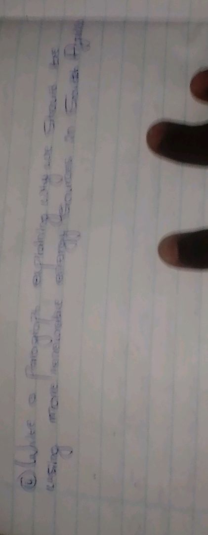 Write a paragraph explaining why we should