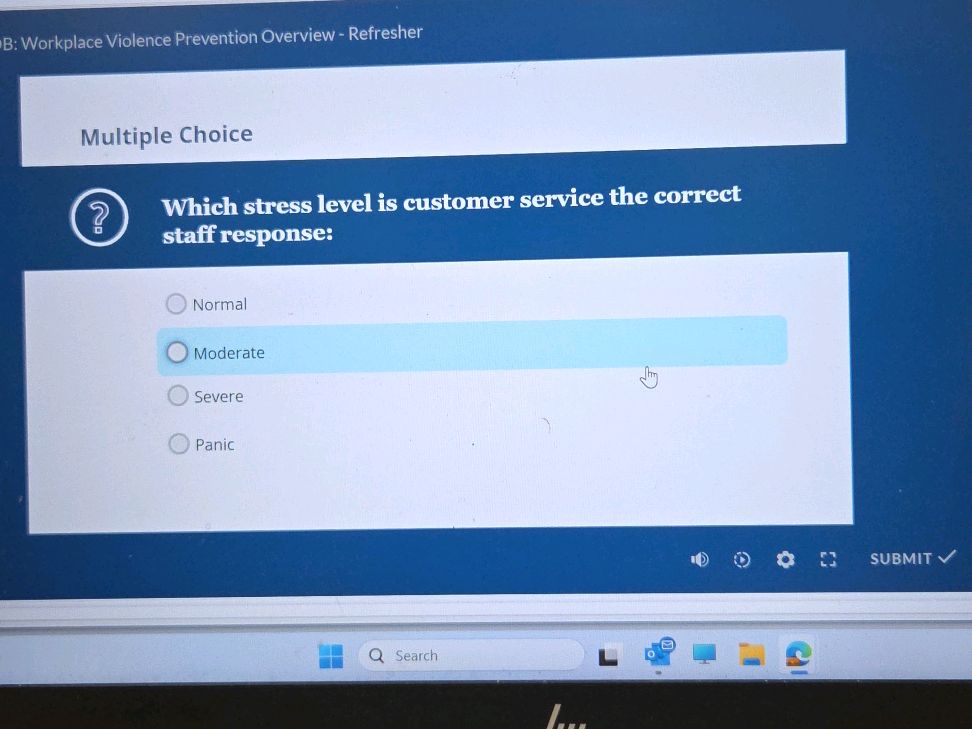 B: Workplace Violence Prevention Overview - | StudyX