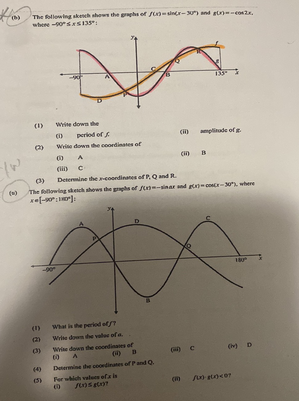 The following sketch shows the graphs of | StudyX