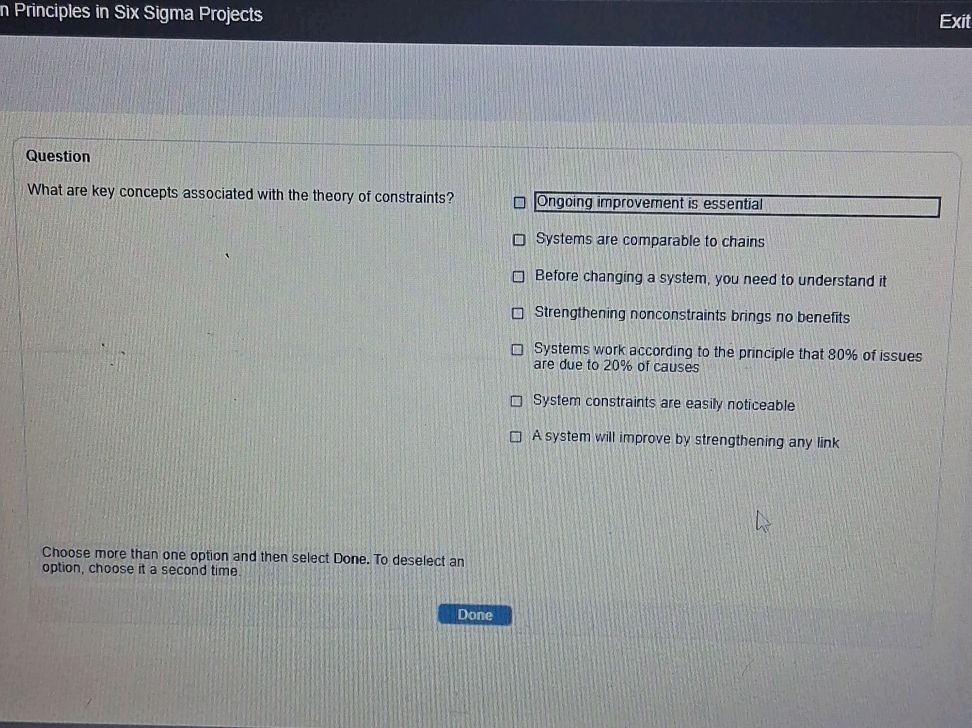 What are key concepts associated with the | StudyX