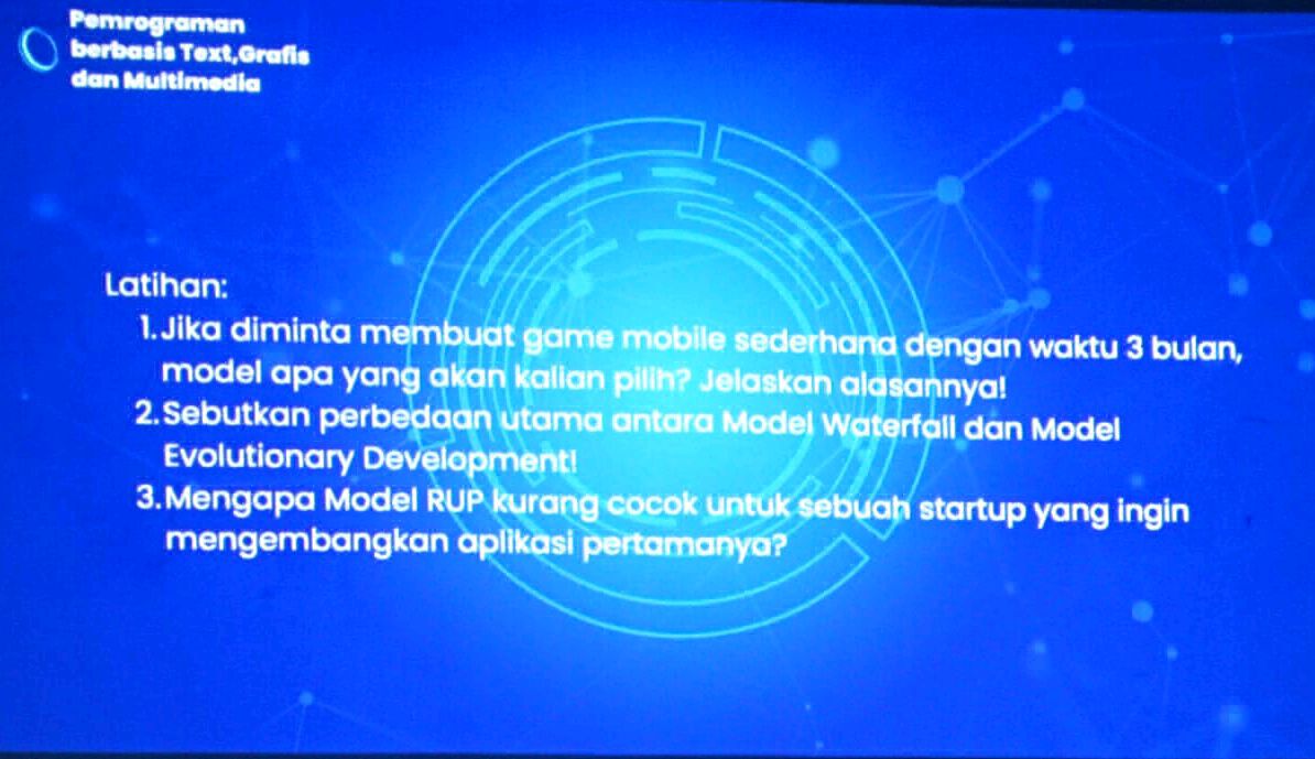 Pemrograman berbasis Text, Grafis dan | StudyX