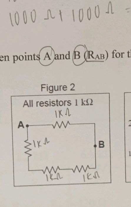 Determine the equivalent resistance between | StudyX