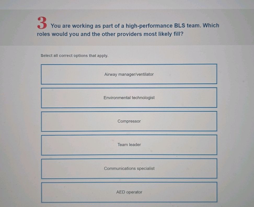 3 You are working as part of a | StudyX