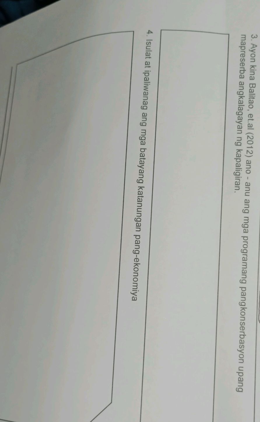 Ayon kina Balitao, et.al (2012) ano - anu
